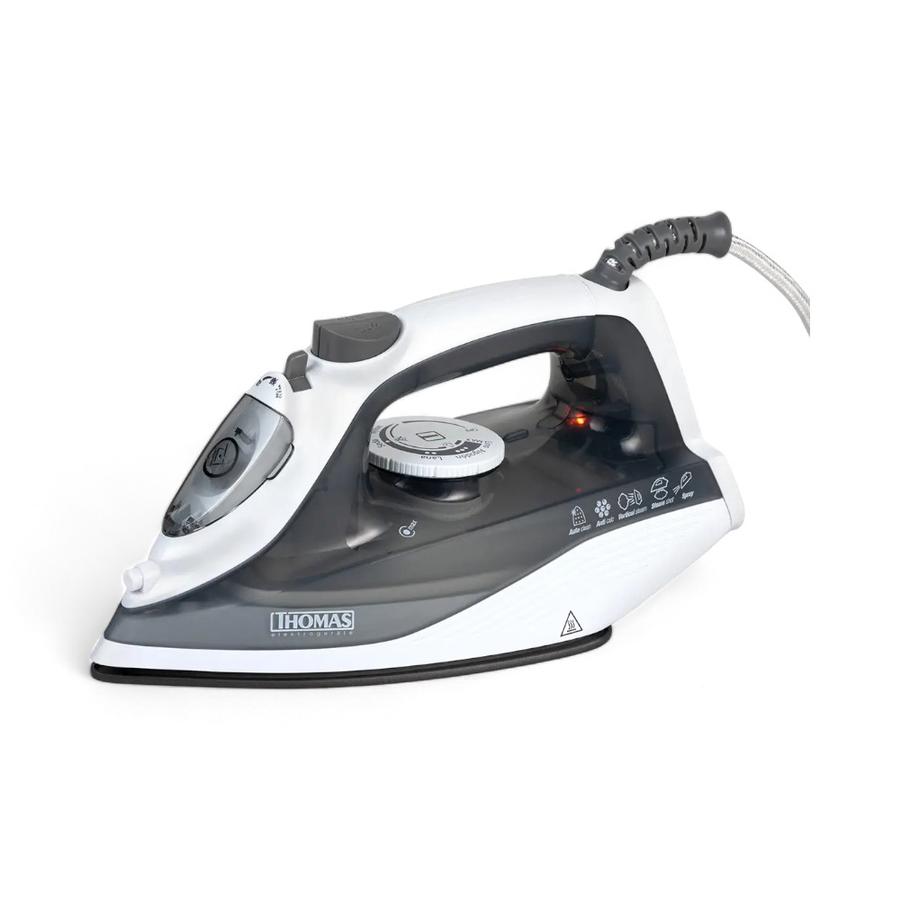 Plancha De Vapor Thomas TH-7003 Blanco/Gris - Dimarsa.cl