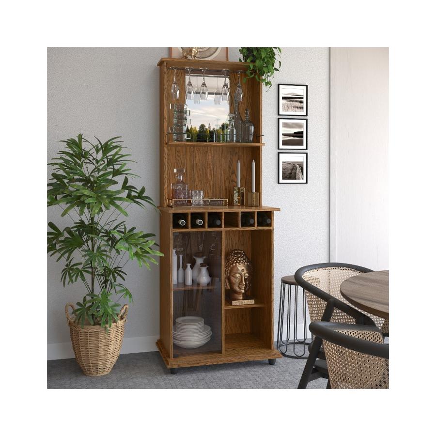 Mueble Bar Baum América 186x72 Cm Café - Dimarsa.cl