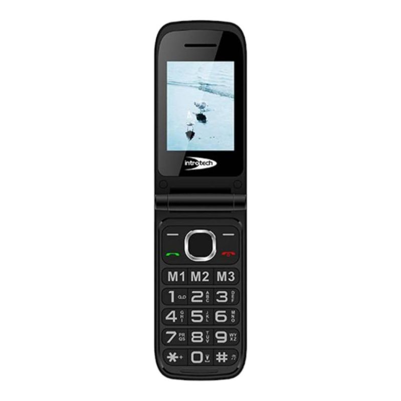 Celular Senior Introtech KXSP-4G Negro - Dimarsa.cl