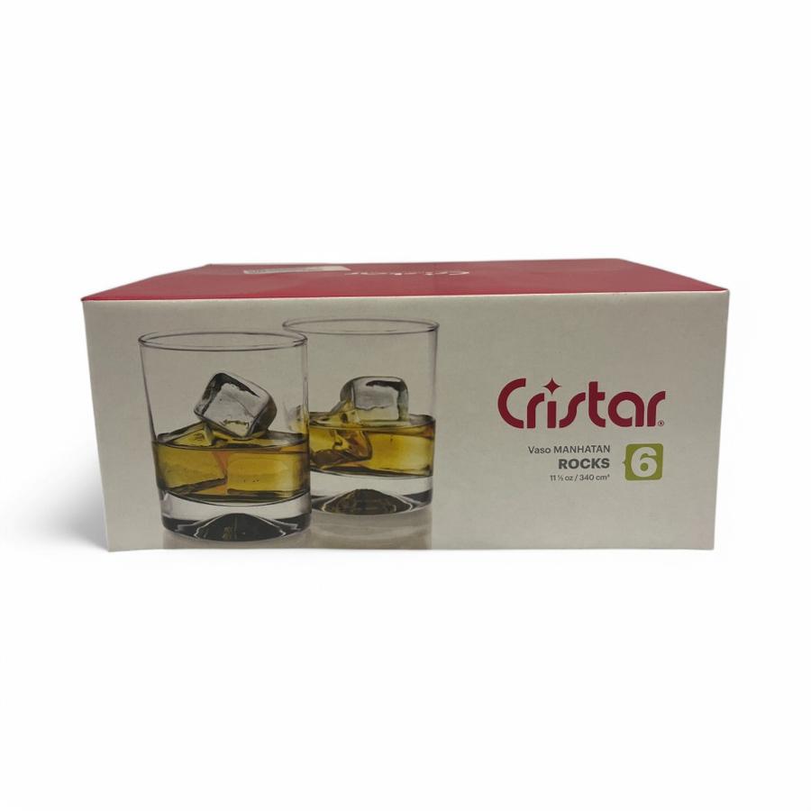 Set de 6 Vasos Cristar Manhattan Rocks 340 ml - Dimarsa.cl