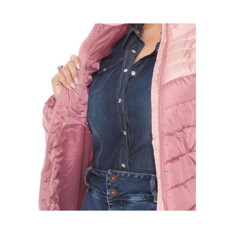 Parka Mujer Wados Manga Larga Acolchado Rosado - Dimarsa.cl