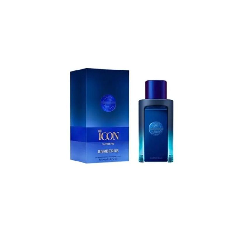 Perfume Hombre Antonio Banderas The Icon Supreme 100ml Azul - Dimarsa.cl