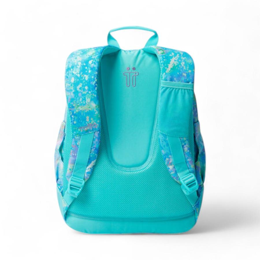 Mochila Totto Rayol Glitter 20 Litros Celeste - Dimarsa.cl