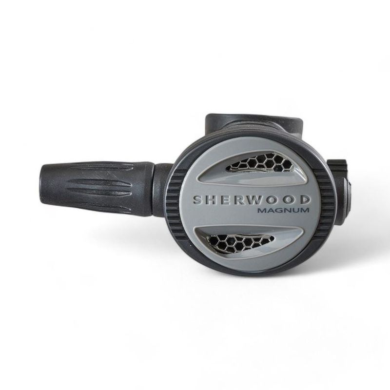 Pack Regulador Sherwood Magnus Pro Negro+Manguera 3/8 100 Cm