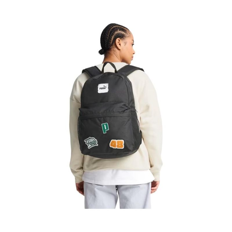 Mochila Urbana Puma Phase Patch III Negra - Dimarsa.cl