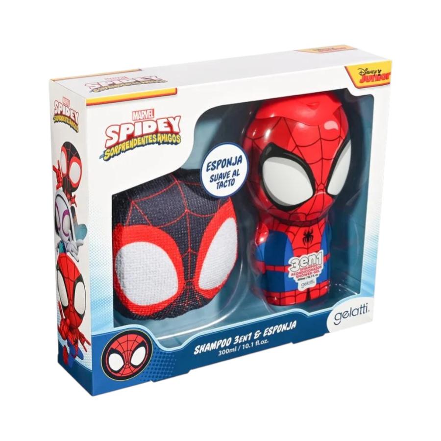 Set Spider man Gelatti Shampoo + Esponja Caja 6 Unidades - Dimarsa.cl