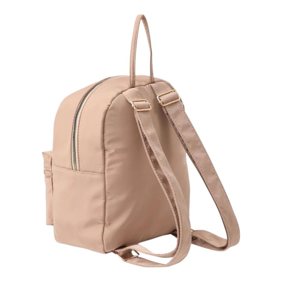 Mochila Urbana ID Camille Nylon Beige - Dimarsa.cl