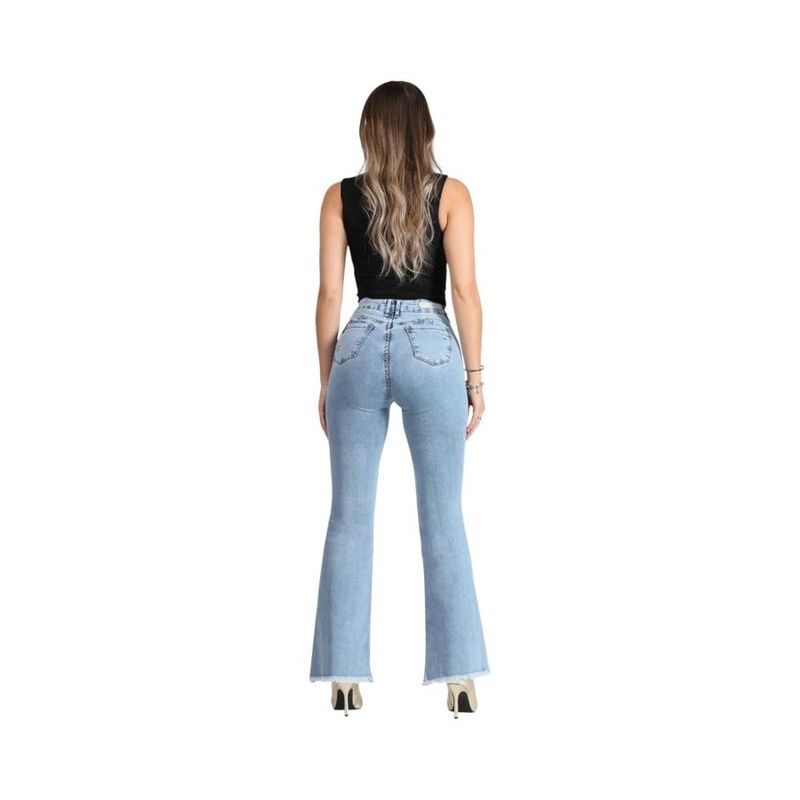 Jeans Push Up Mujer Mohicano 4012-01 Celeste - Dimarsa.cl