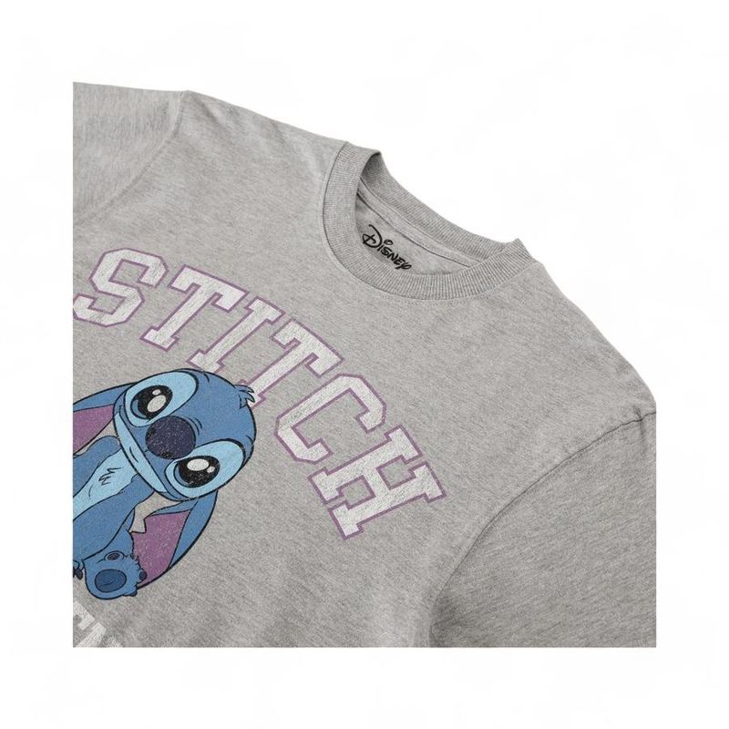 Polerón Niñas TBC Lilo & Stitch Cerrado Gris Claro - Dimarsa.cl