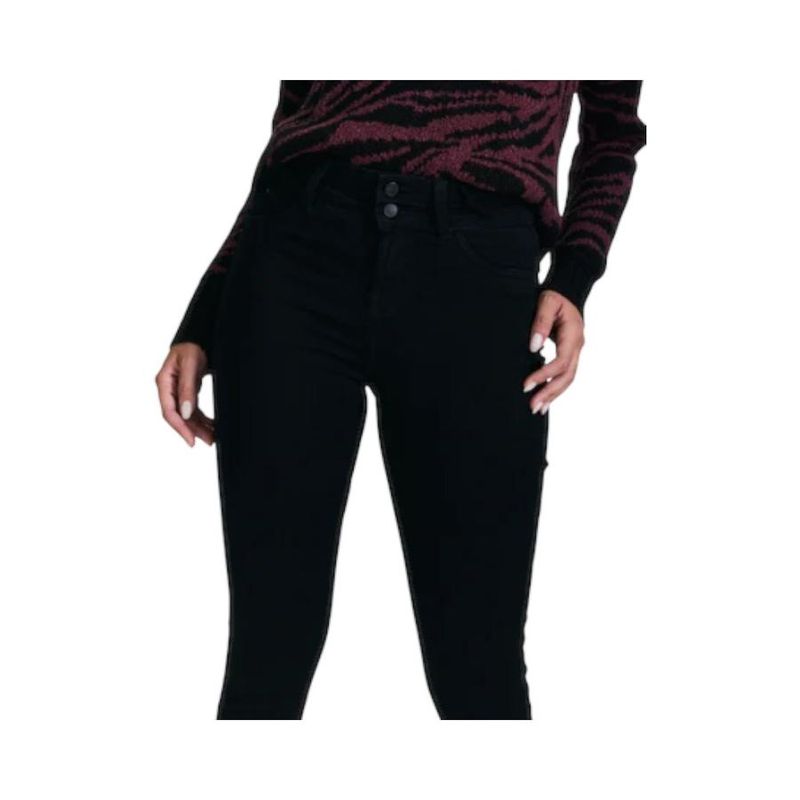 Jeans Push Up 2 Botones Mujer J.J.O 602JEJOTA-010 Negro - Dimarsa.cl