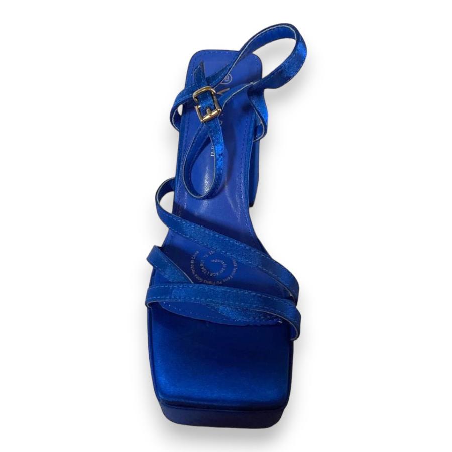 Sandalia Mujer Via Rosmini Gando Azul - Dimarsa.cl