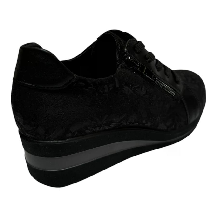 Zapatillas Urbanas Mujer Via Rosmini Lazzeri Negro - Dimarsa.cl