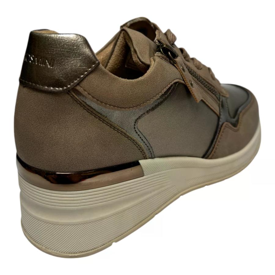 Zapatillas Urbanas Mujer Via Rosmini Mughe Bronce - Dimarsa.cl