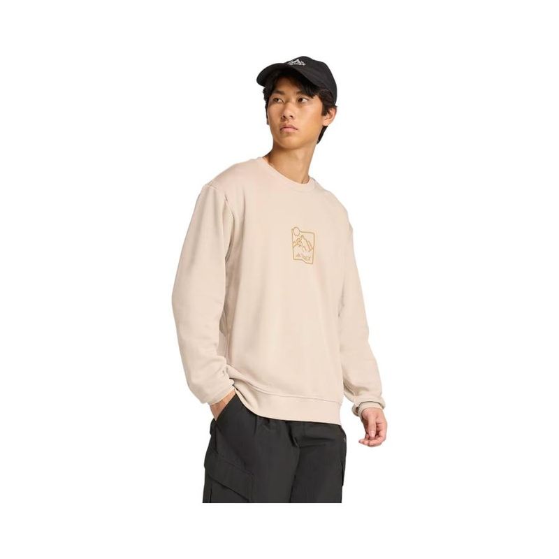 Polerón Cerrado Hombre Adidas Terrex Estampado Rosado - Dimarsa.cl