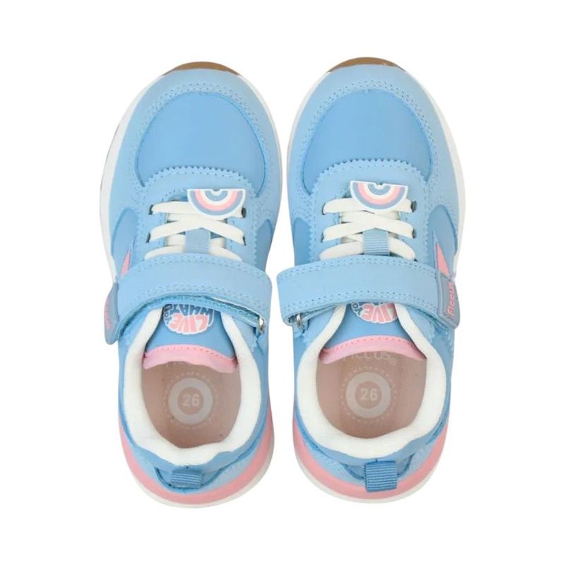 Zapatilla Sport Niña Ficcus Kids Celeste - Dimarsa.cl